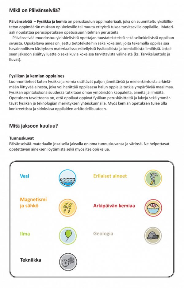 Päivänselvää: Fysiikka ja kemia - Opike