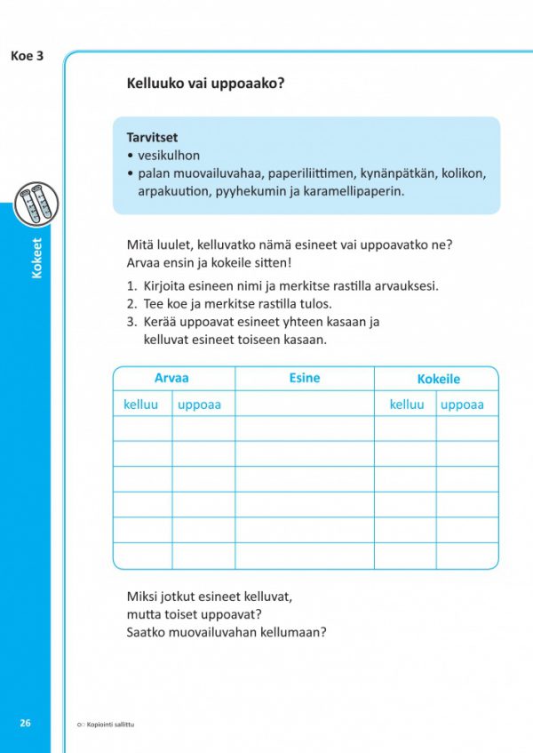 Päivänselvää: Fysiikka ja kemia - Opike